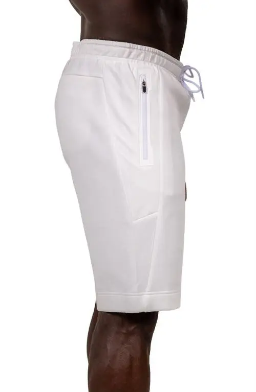 MACEOO Marthyr Cotton Blend Jersey Shorts - White
