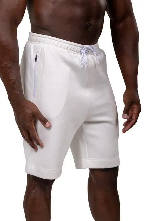 MACEOO Marthyr Cotton Blend Jersey Shorts - White