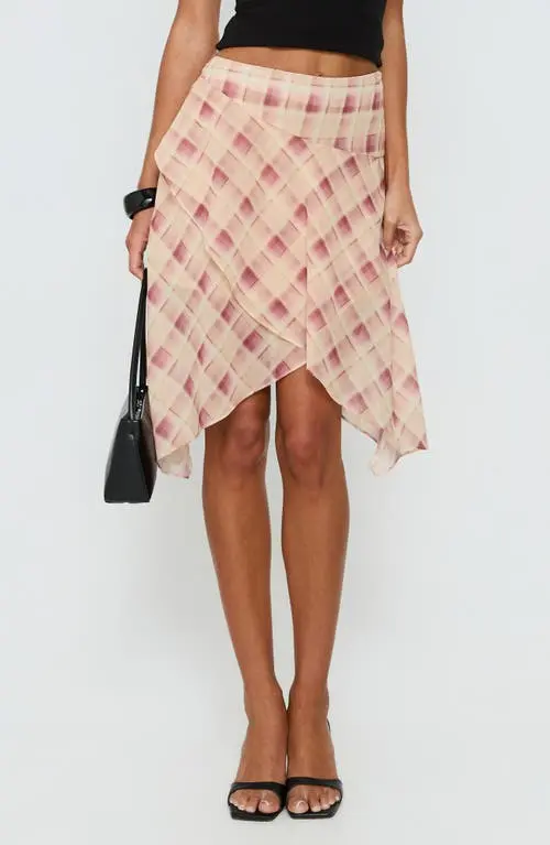 Princess Polly Natana Asymmetrical Midi Skirt