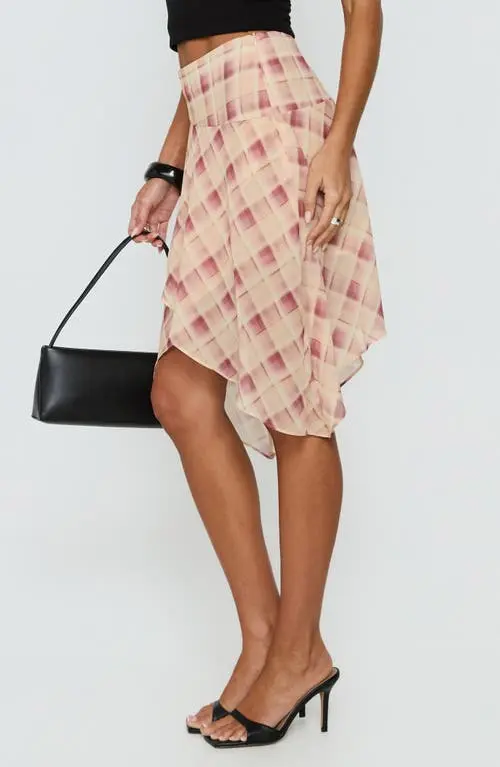 Princess Polly Natana Asymmetrical Midi Skirt