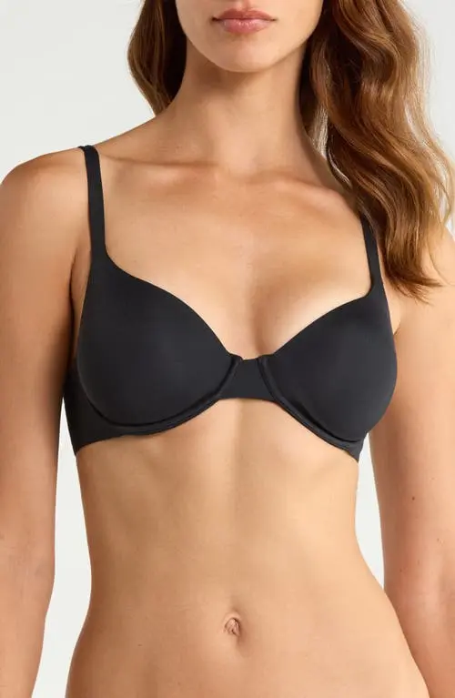 LAUREN INTIMATES Fitutitve Underwire T-shirt Bra - Black