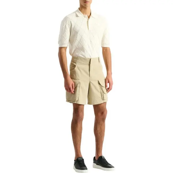 Balmain Cotton Cargo Bermuda Shorts