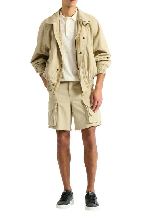 Balmain Cotton Cargo Bermuda Shorts