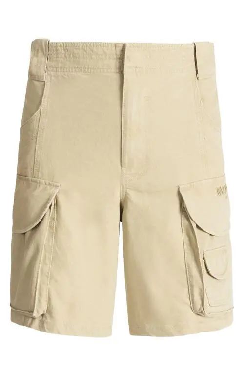 Balmain Cotton Cargo Bermuda Shorts