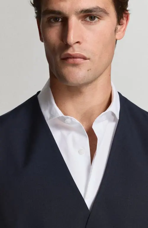 Mango Slim Fit Suit Vest