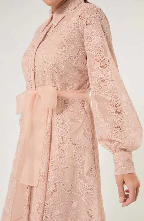 Marina Rinaldi Paisley Embroidered Shirtdress