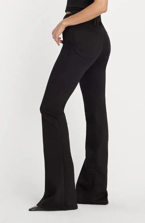 Good American High Waist Flare Jeans