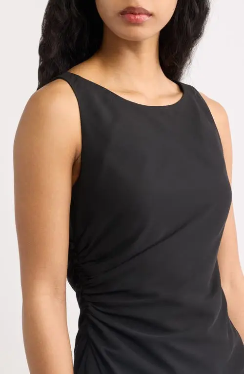 Solid & Striped Rosalie Sleeveless Ruched Minidress