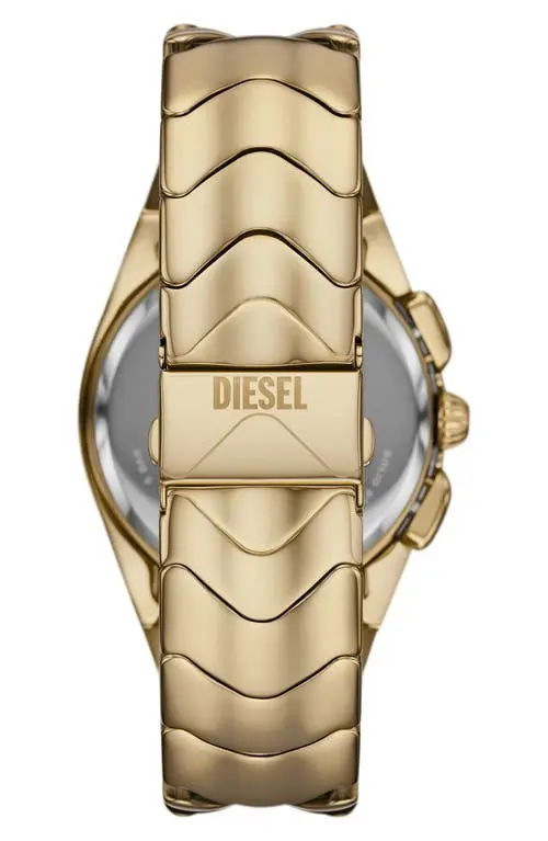 DIESEL® Mercurial Tone Tonneau Chronograph Bracelet Watch