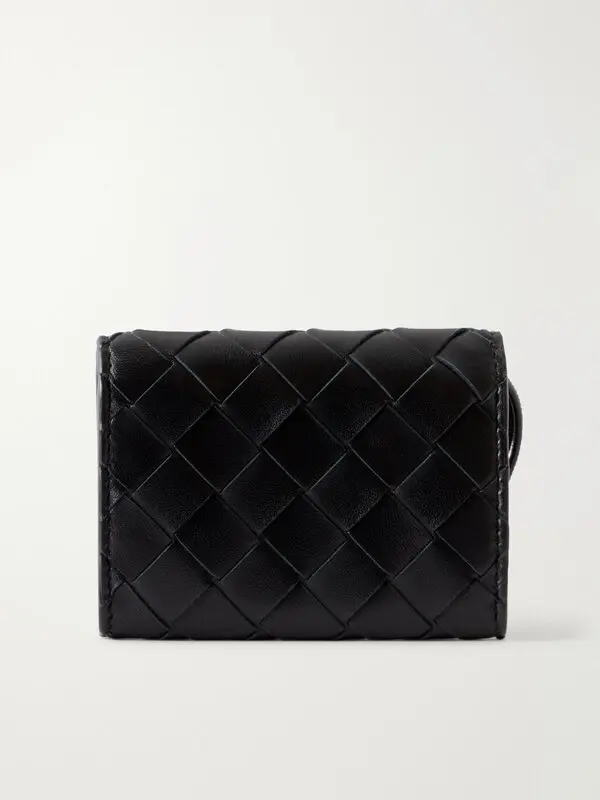 Bottega Veneta Andiamo Intrecciato Leather Wallet