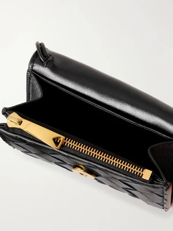 Bottega Veneta Andiamo Intrecciato Leather Wallet
