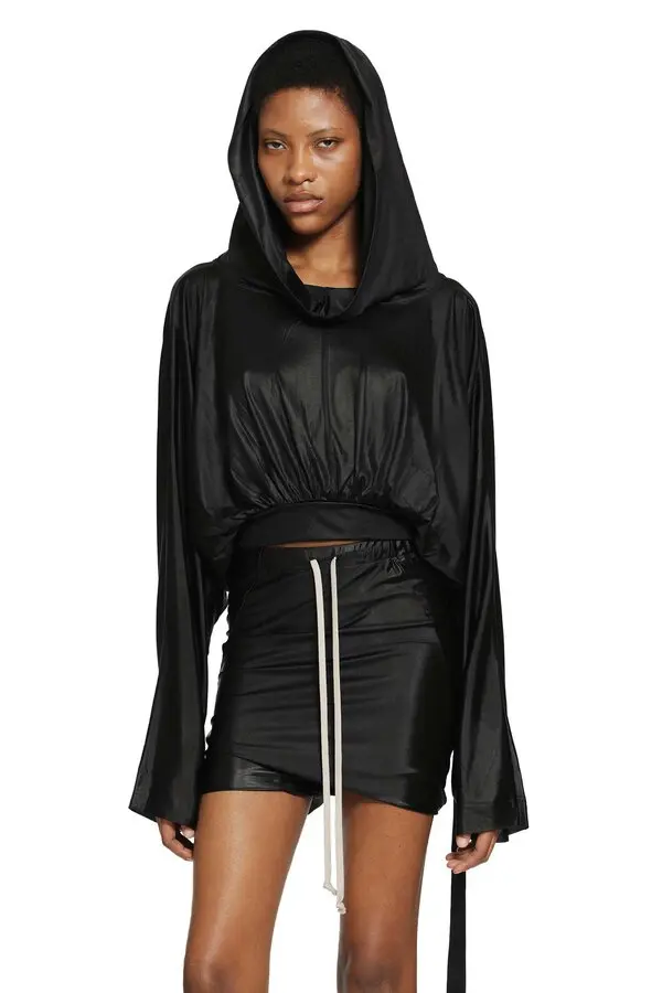 Rick Owens Cropped Hooded Top