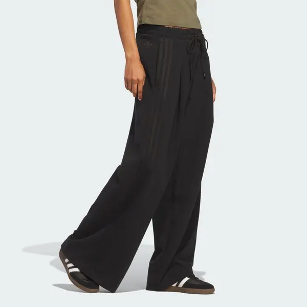 Adidas Wide Leg Pants - Black