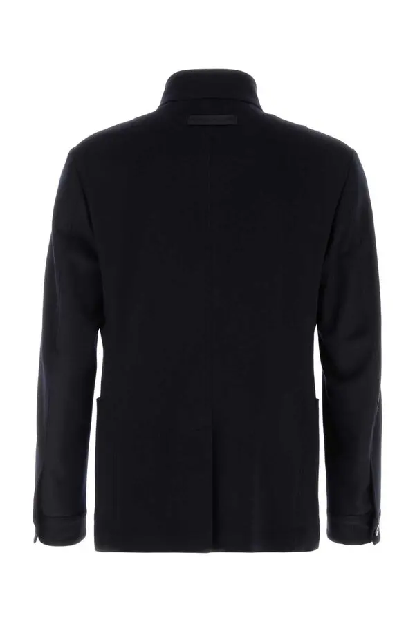 Zegna Midnight Cashmere Blazer