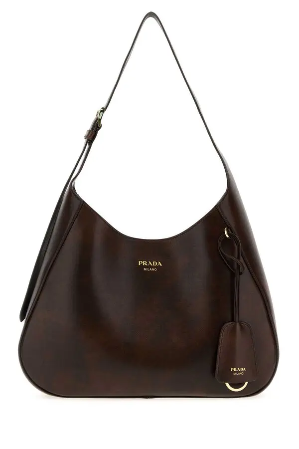 Prada Vitello Leather Shoulder Bag