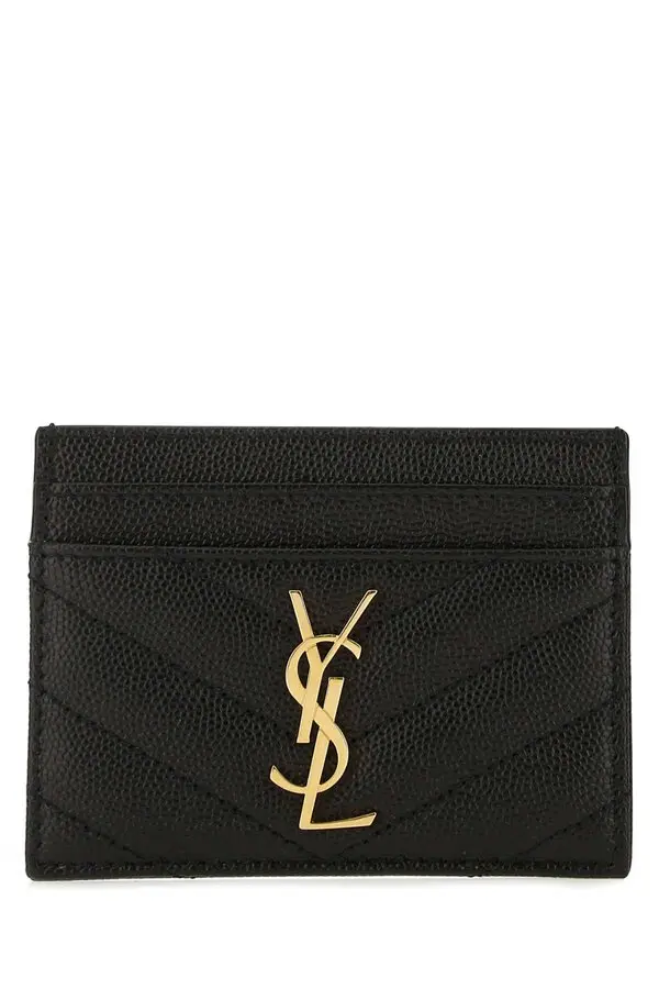 Saint Laurent Leather Card Holder