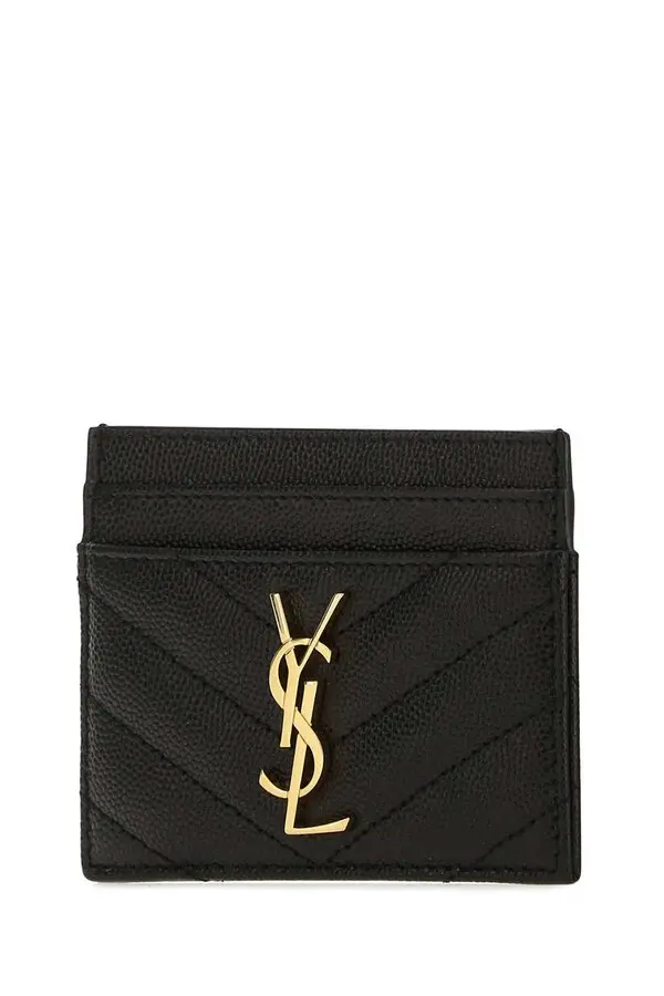 Saint Laurent Leather Card Holder