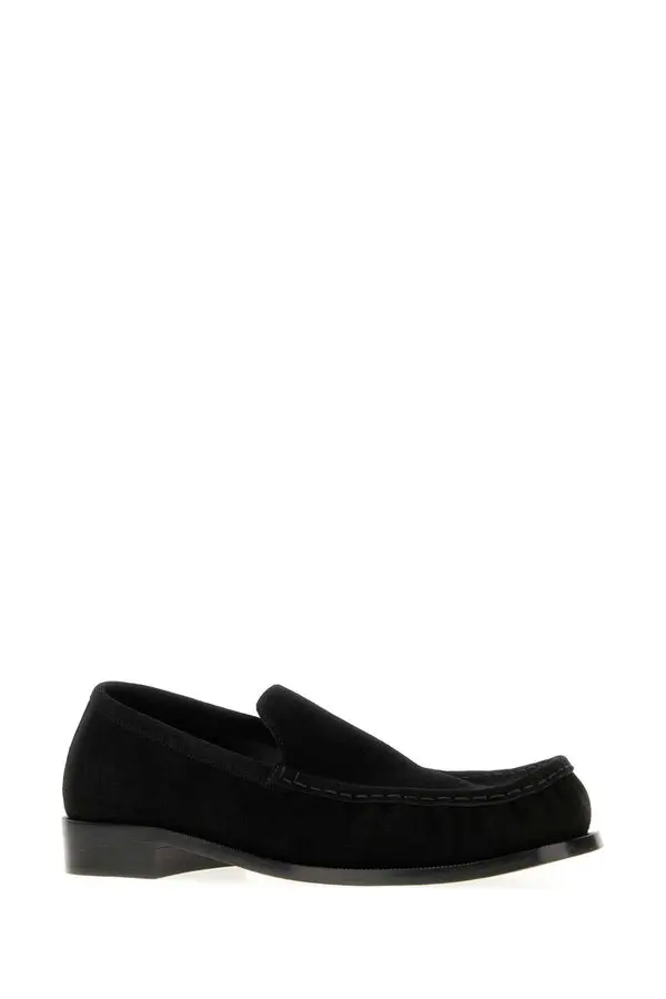 Dries Van Noten Suede Loafers - Black