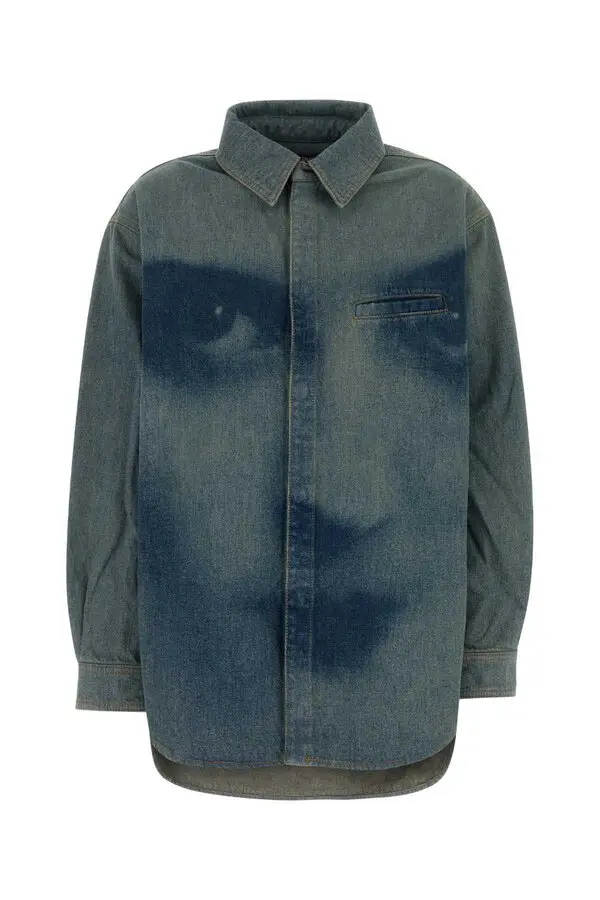 JEAN PAUL GAULTIER Printed Denim Shirt - Multicolor