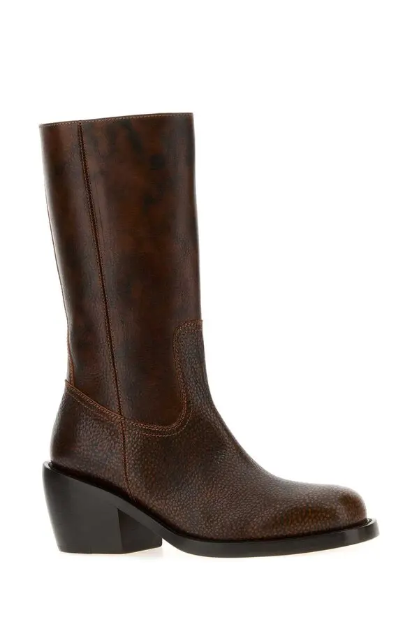 Dries Van Noten Leather Boots