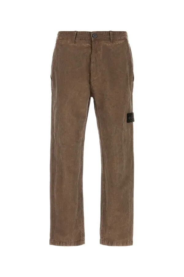 Stone Island Cotton Blend Pant
