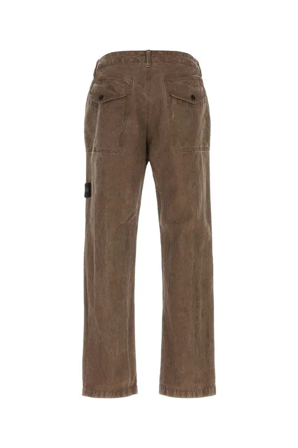 Stone Island Cotton Blend Pant