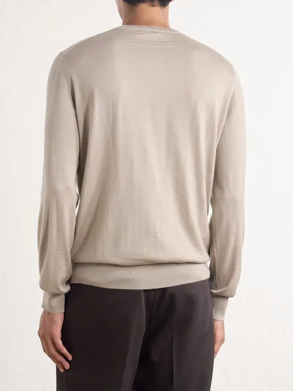 Zegna Cashmere And Silk-blend Sweater