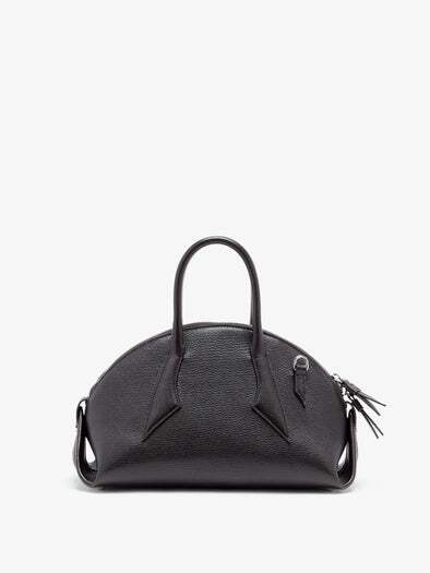 Proenza Schouler Small Bowler Bag In Shiny Goat - Ebony