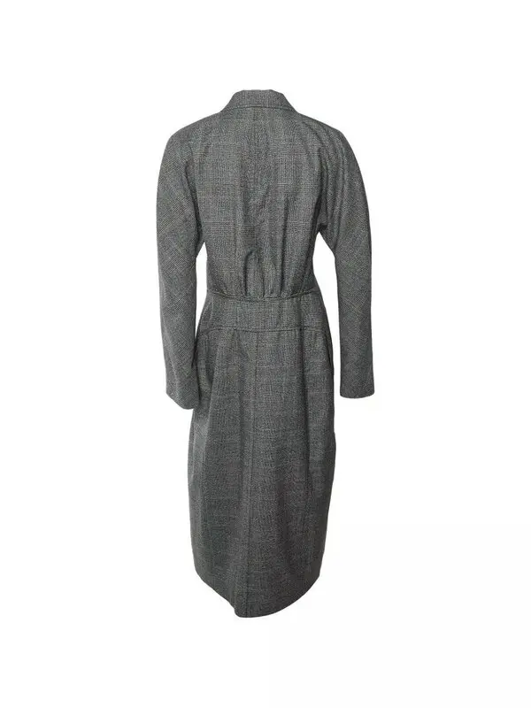 LANVIN Check-pattern Double-breasted Coat