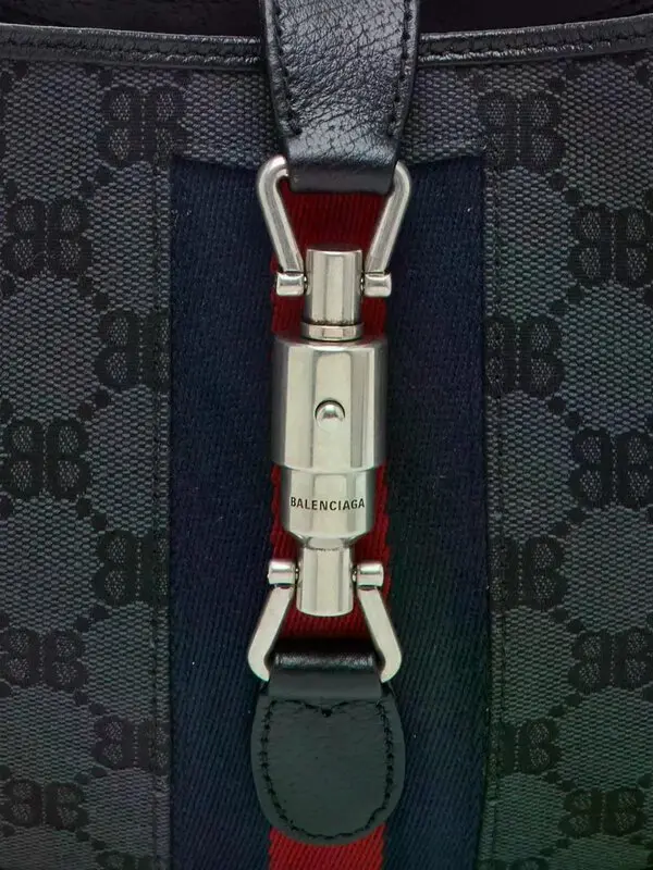 Balenciaga X Gucci Jackie Gg Shoulder Bag