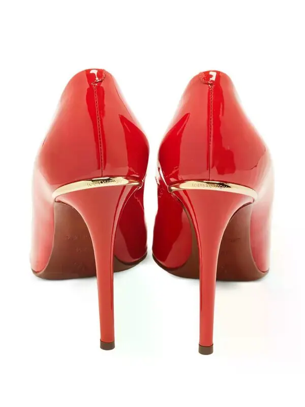 LOUIS VUITTON Eyeline Pointed-toe Pumps - Red
