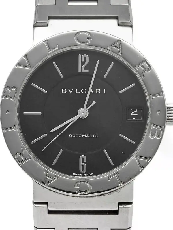 BVLGARI 33mm Automatic Watch - Black