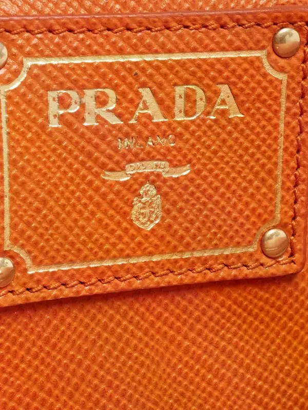 Prada Canapa Saffiano Lux Tote Bag