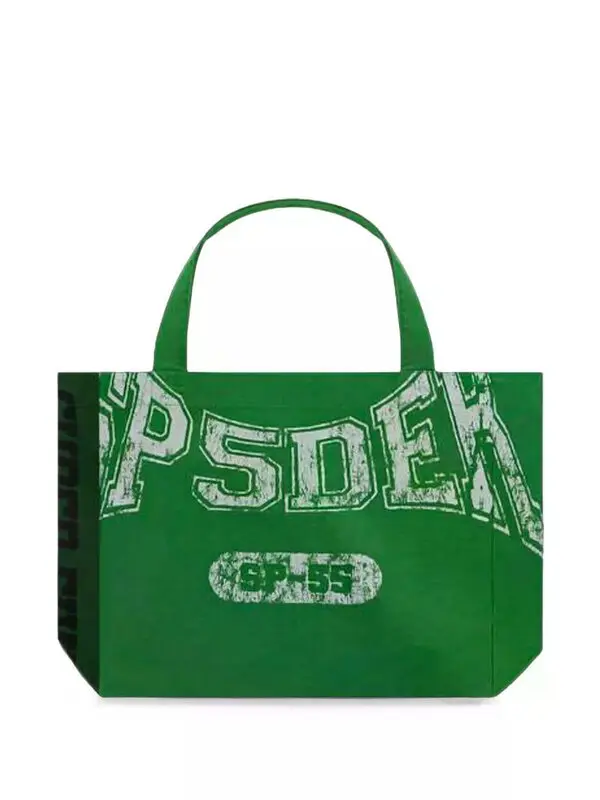SP5DER Logo-print Tote Bag - Green