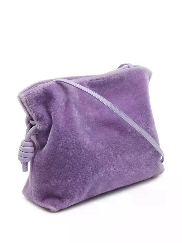 Loewe Flamenco Drawstring Shoulder Bag - Purple