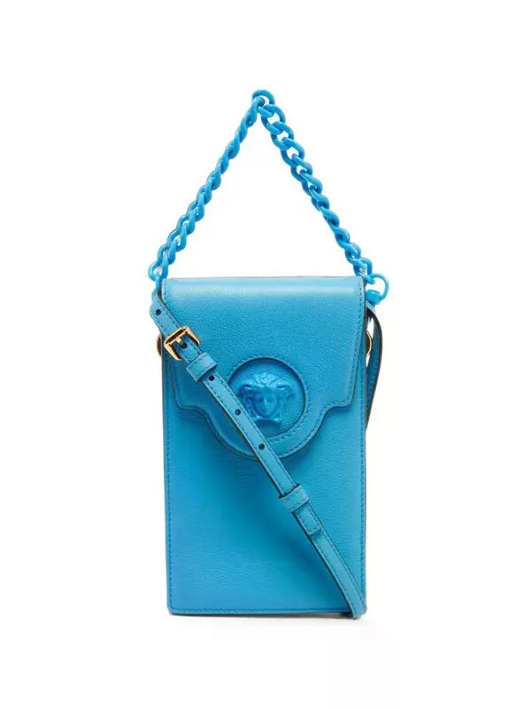 Versace La Medusa Crossbody Bag - Blue