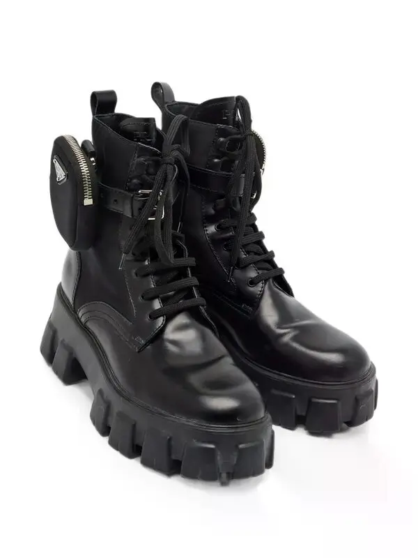 Prada Monolith Combat Boots