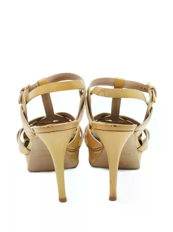 Saint Laurent Tribute Open-toe Sandals - Neutrals