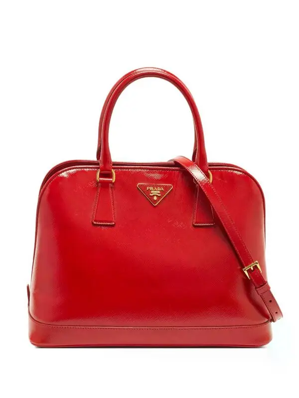 Prada Open Promenade Tote Bag - Red