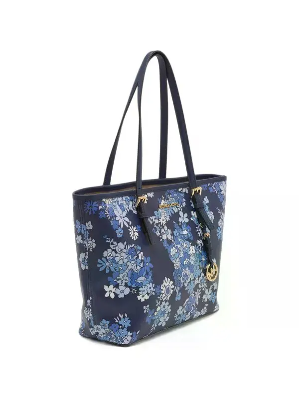 Michael Kors Jet Set Floral Print Shoulder Bag