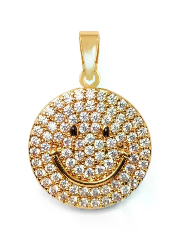 CRYSTAL HAZE Ms. Vaxxine Smiley-face Pendant