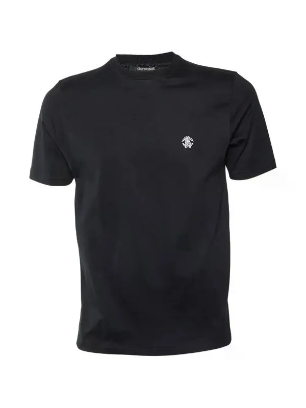 Roberto Cavalli Logo-embroidered T-shirt