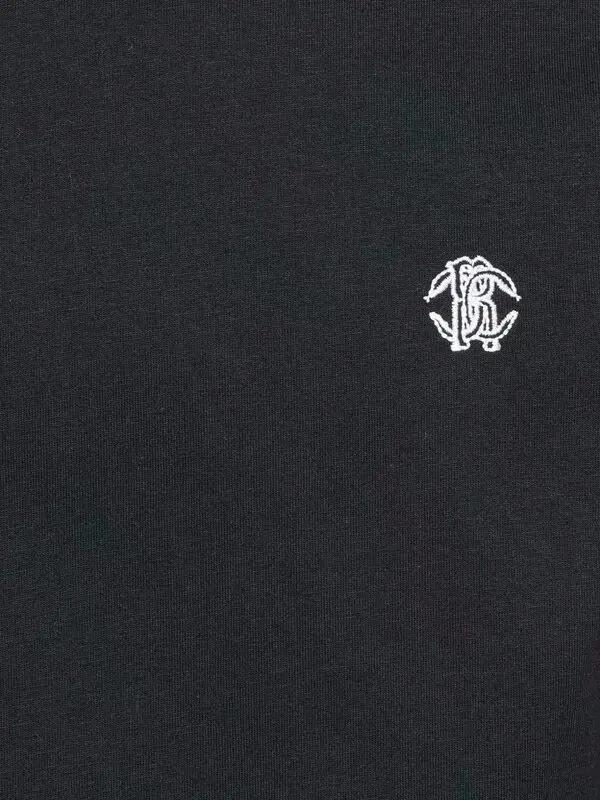 Roberto Cavalli Logo-embroidered T-shirt