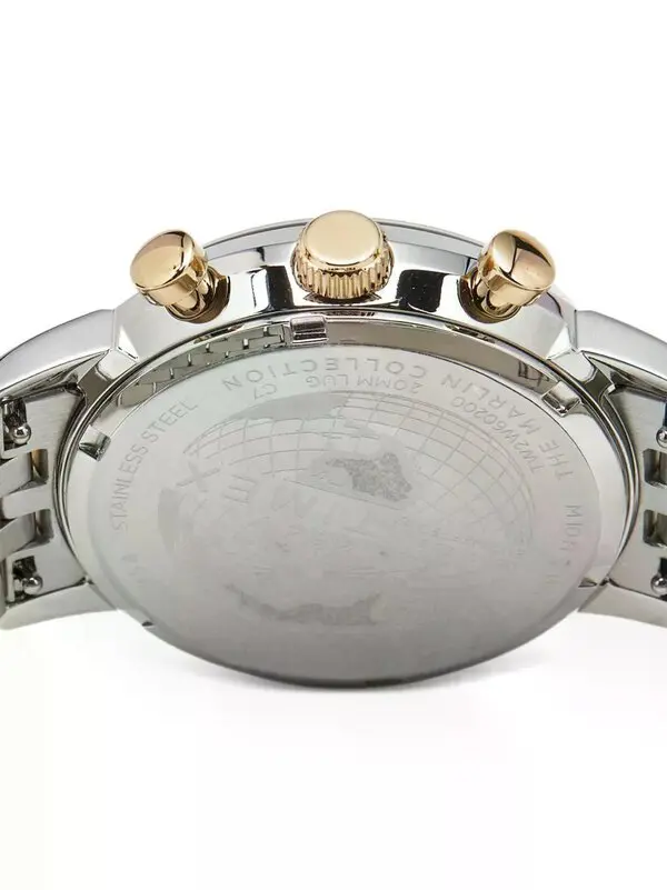 Timex® Chronograph Watch With Dial And Two-tone Stainless Steel Bracelet