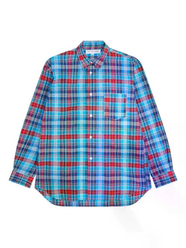 Comme Des Garçons Check-pattern Cotton Shirt