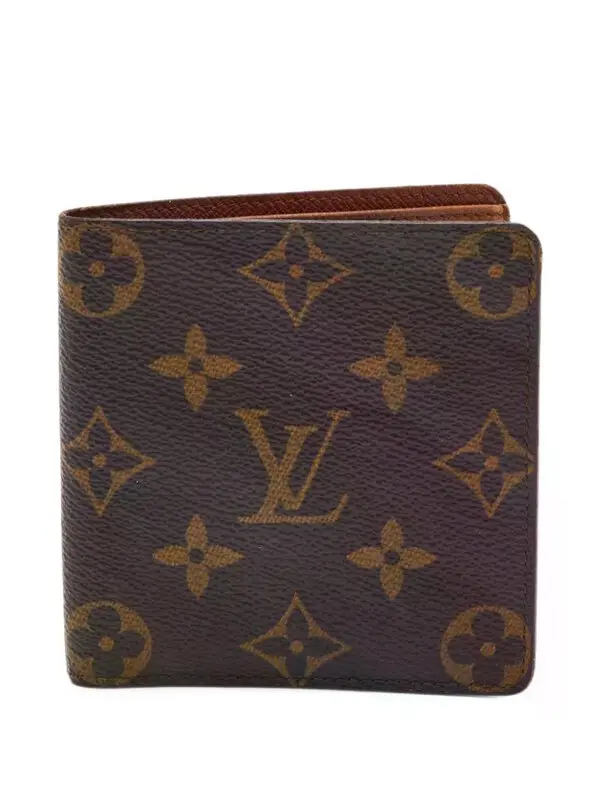 LOUIS VUITTON 1990 Sac Flanerie Monogram Canvas Bifold Wallet - Brown