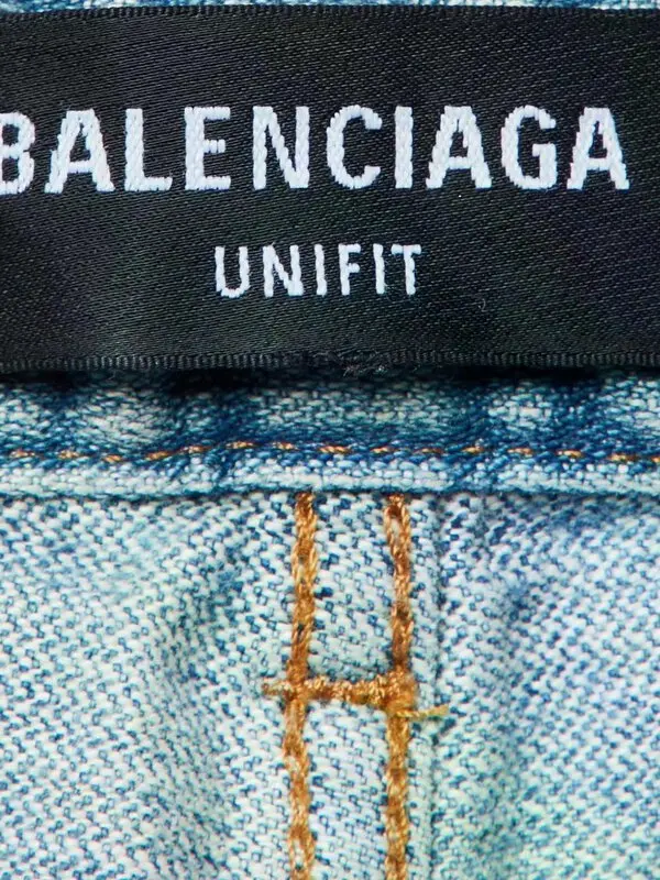 Balenciaga Unifit Logo-detail Jeans