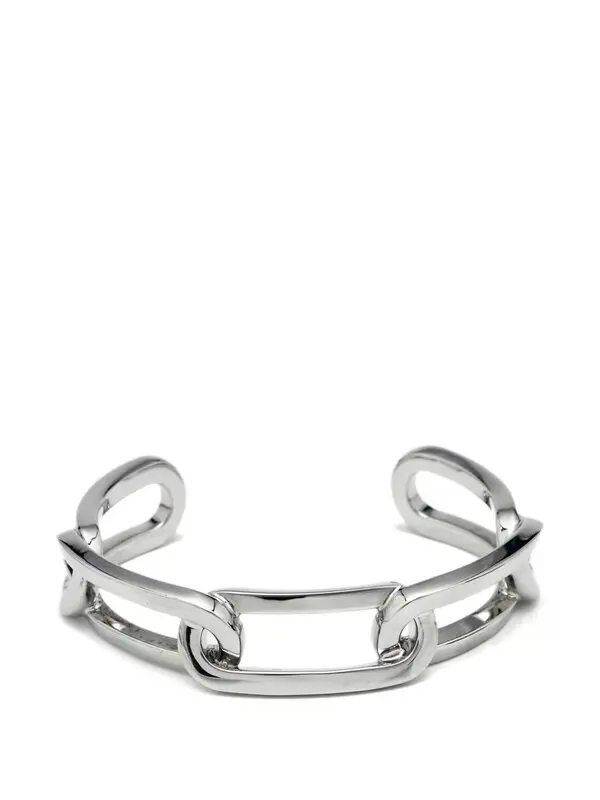 Burberry Chain-link Cuff Bracelet - Silver