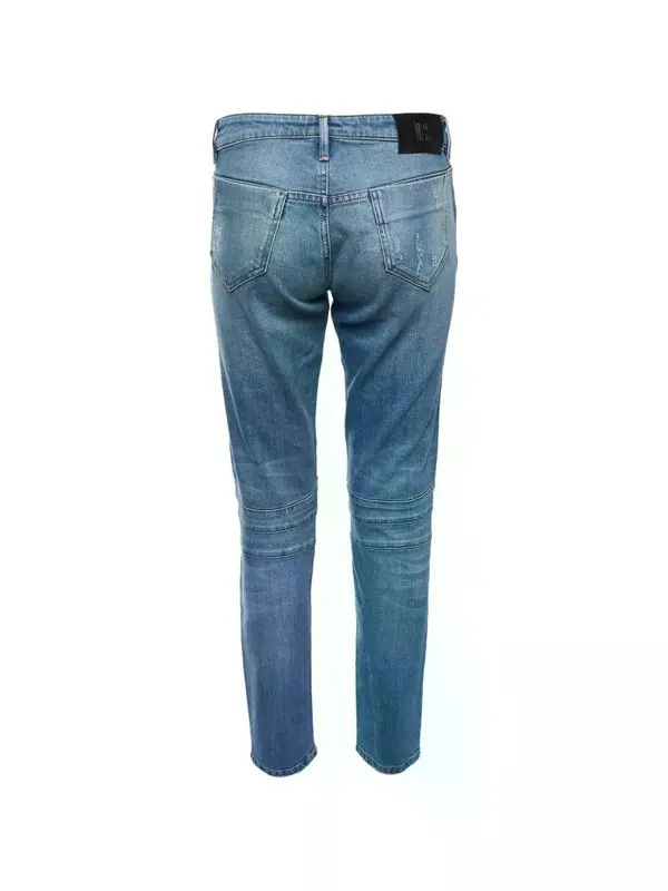 Pierre Balmain Biker-style Skinny Jeans