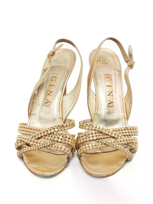 GINA Crystal-embellished Sandals